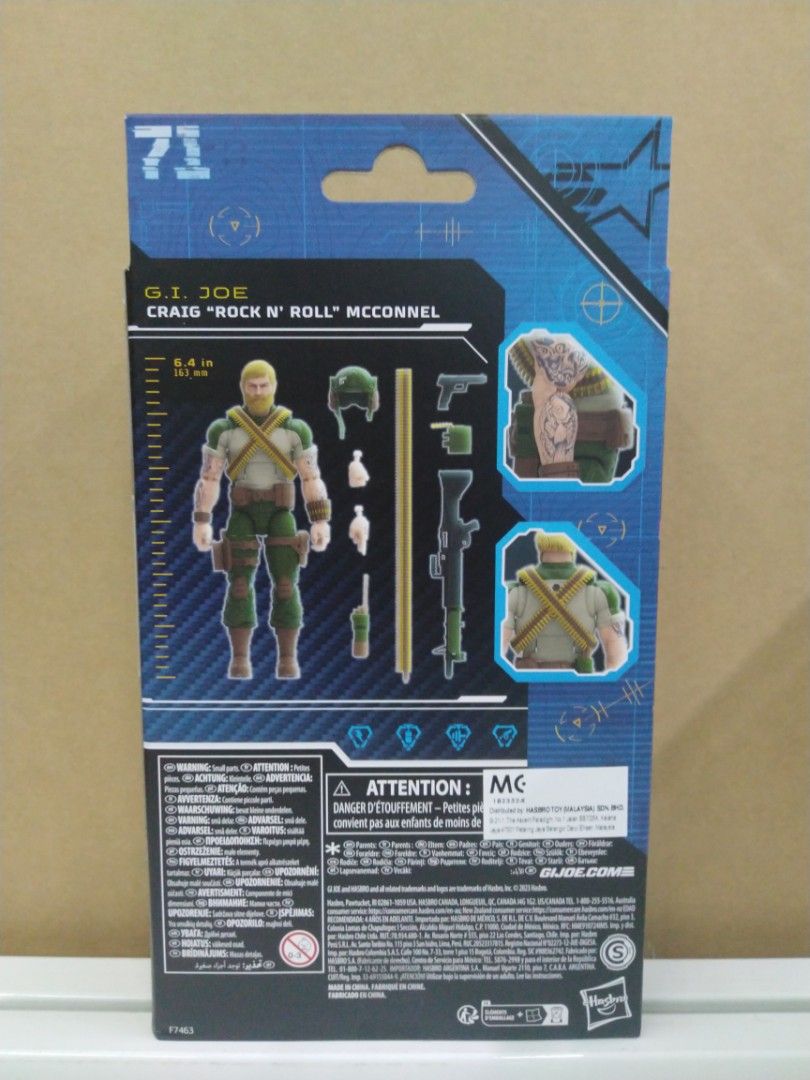 G.I. Joe Classified Craig "Rock N Roll" McConnell, Hobbies & Toys, Toys ...