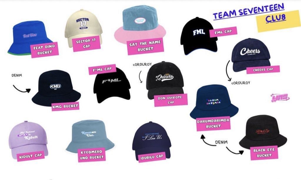 GO Seventeen Fanmade Sweatshirt and Hats/Cap Bundle by waitasec ...