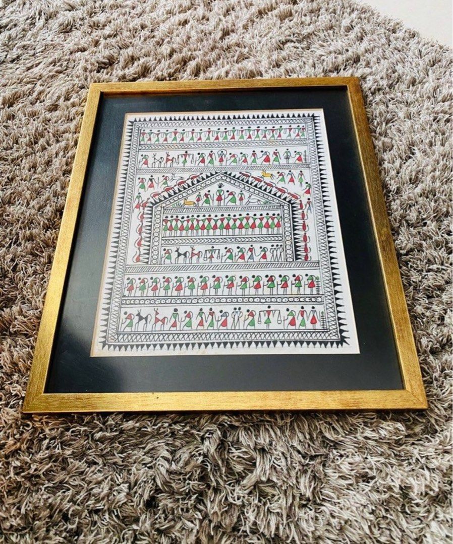 Gold Flame Picture, Furniture & Home Living, Home Decor, Frames ...