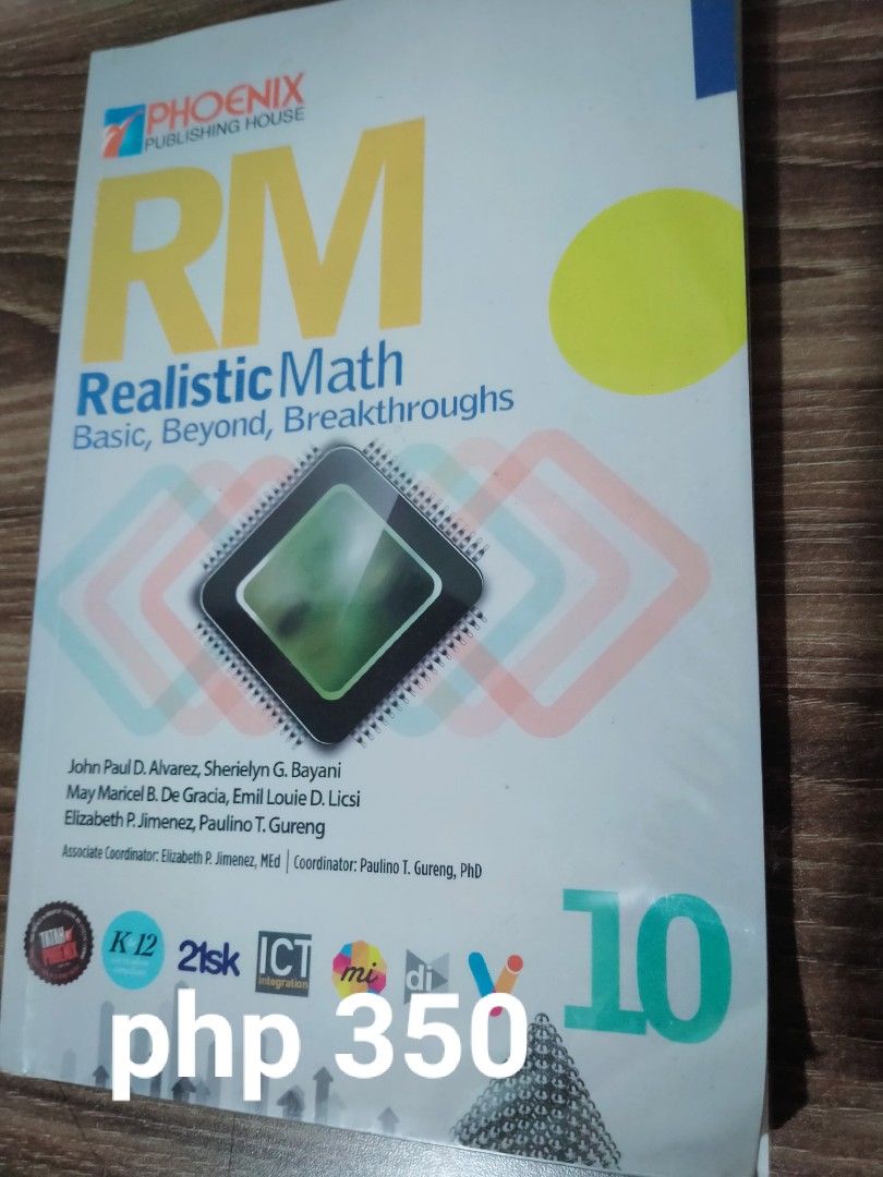 Grade 10 Books Math Science Filipino English AP Mapeh ESp Theology ...