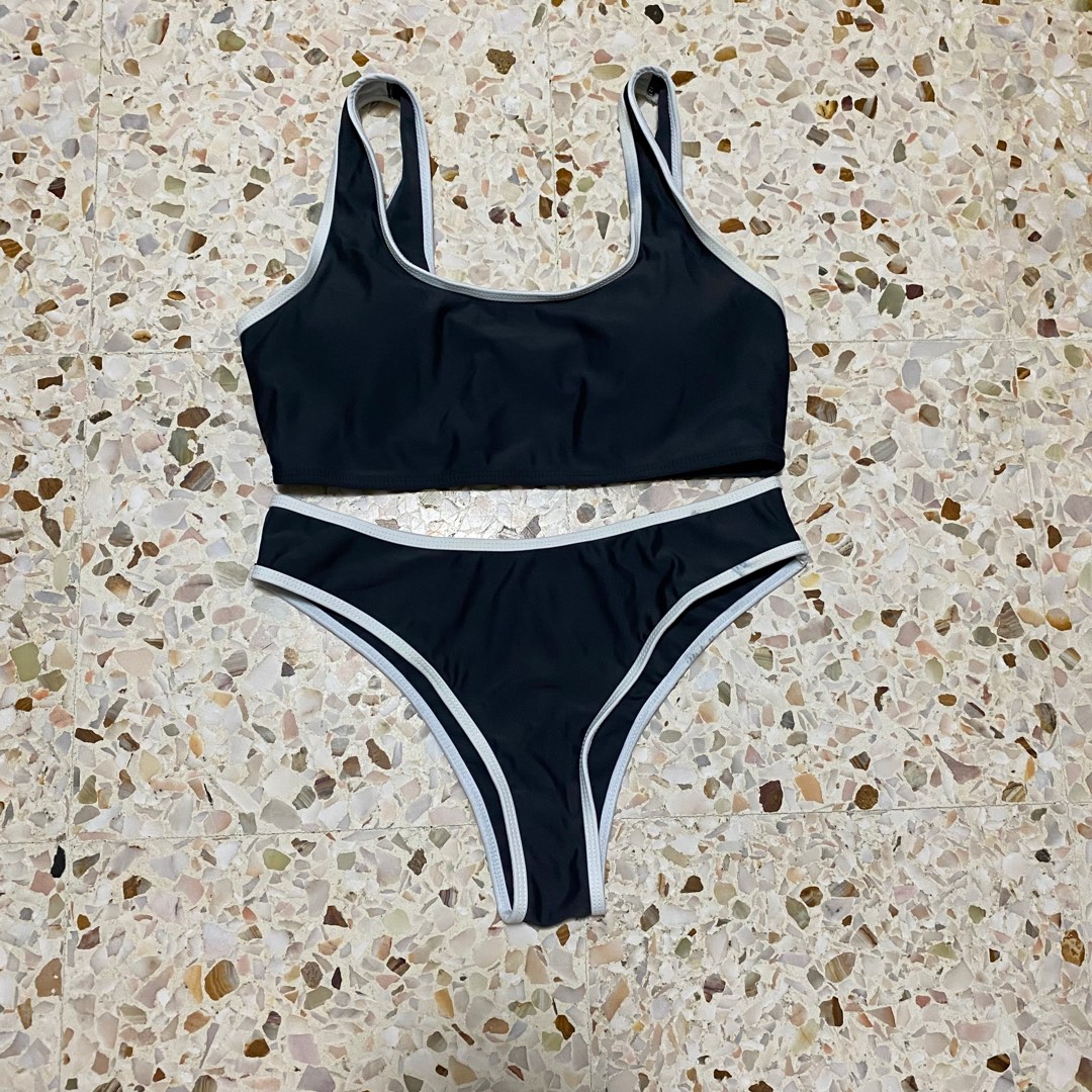 GREY BIKINI SET, Women's Fashion, Swimwear, Bikinis & Swimsuits on ...