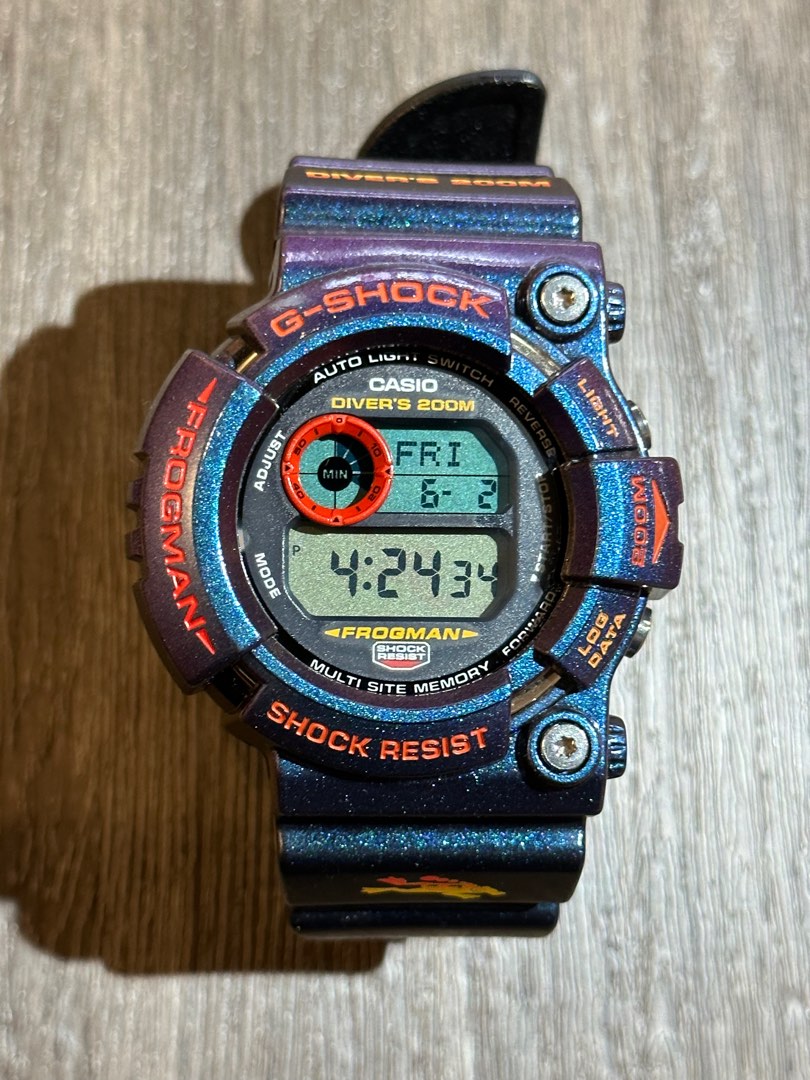 G-Shock GW-201-6 中古 二手 G-SHOCK FROGMAN Snake Killer limited edition ...