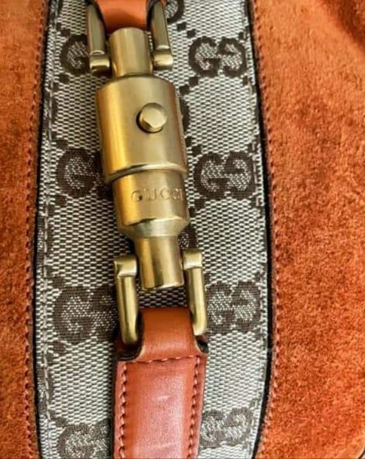 Authentic Gucci Web Piston Lock, Women's Fashion, Bags & Wallets ...