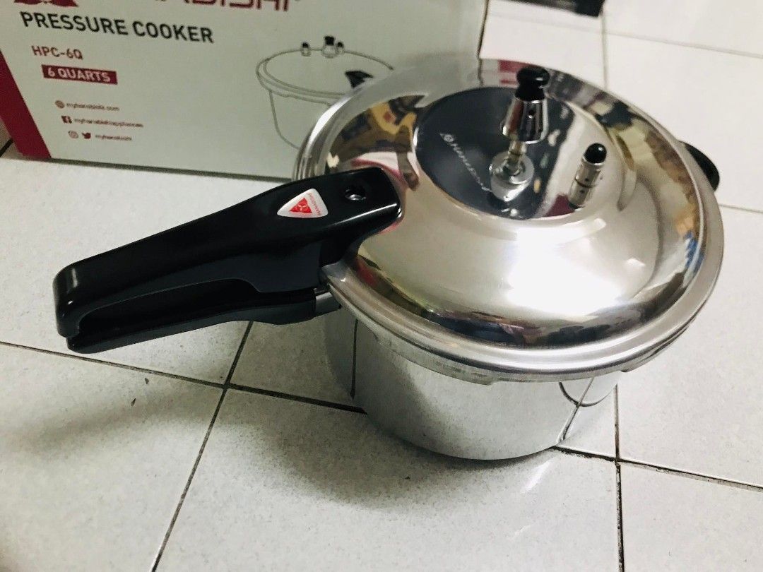 Hanabishi 6 Quartz Pressure Cooker HPC-6QC, Furniture & Home Living ...