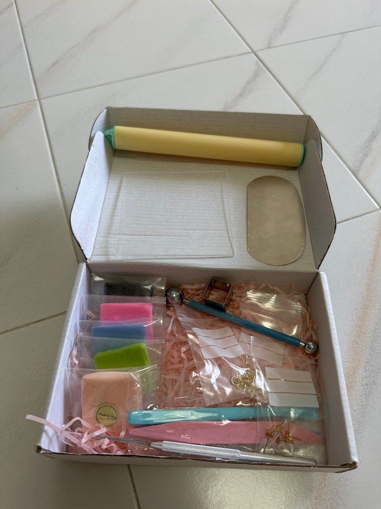 Hands on Klay clay jewellery DIY starter kit with manual, Hobbies ...