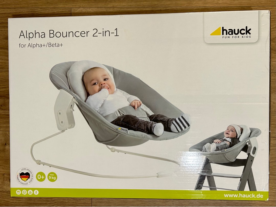 Hauck Alpha Baby Bouncer, Babies & Kids, Baby Nursery & Kids Furniture ...