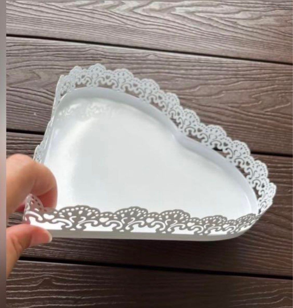 Heart Shape Tray, Furniture & Home Living, Home Improvement ...