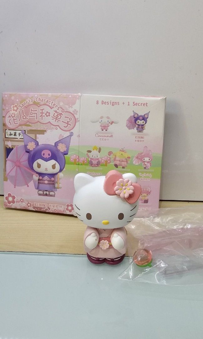 Hello Kitty Sakura Sanrio Blind box miniso popmart figurine, Hobbies ...