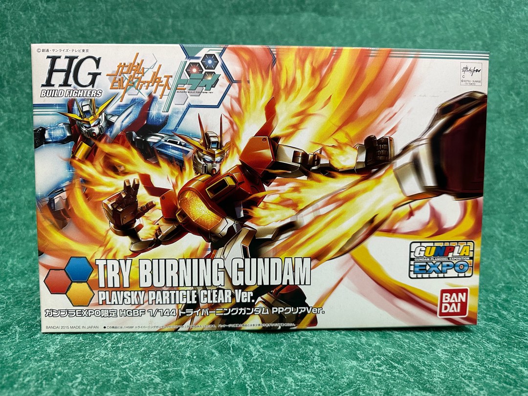 HG 1/144 Try Burning Gundam Plasky Particle Clear Ver. [Expo Limited ...