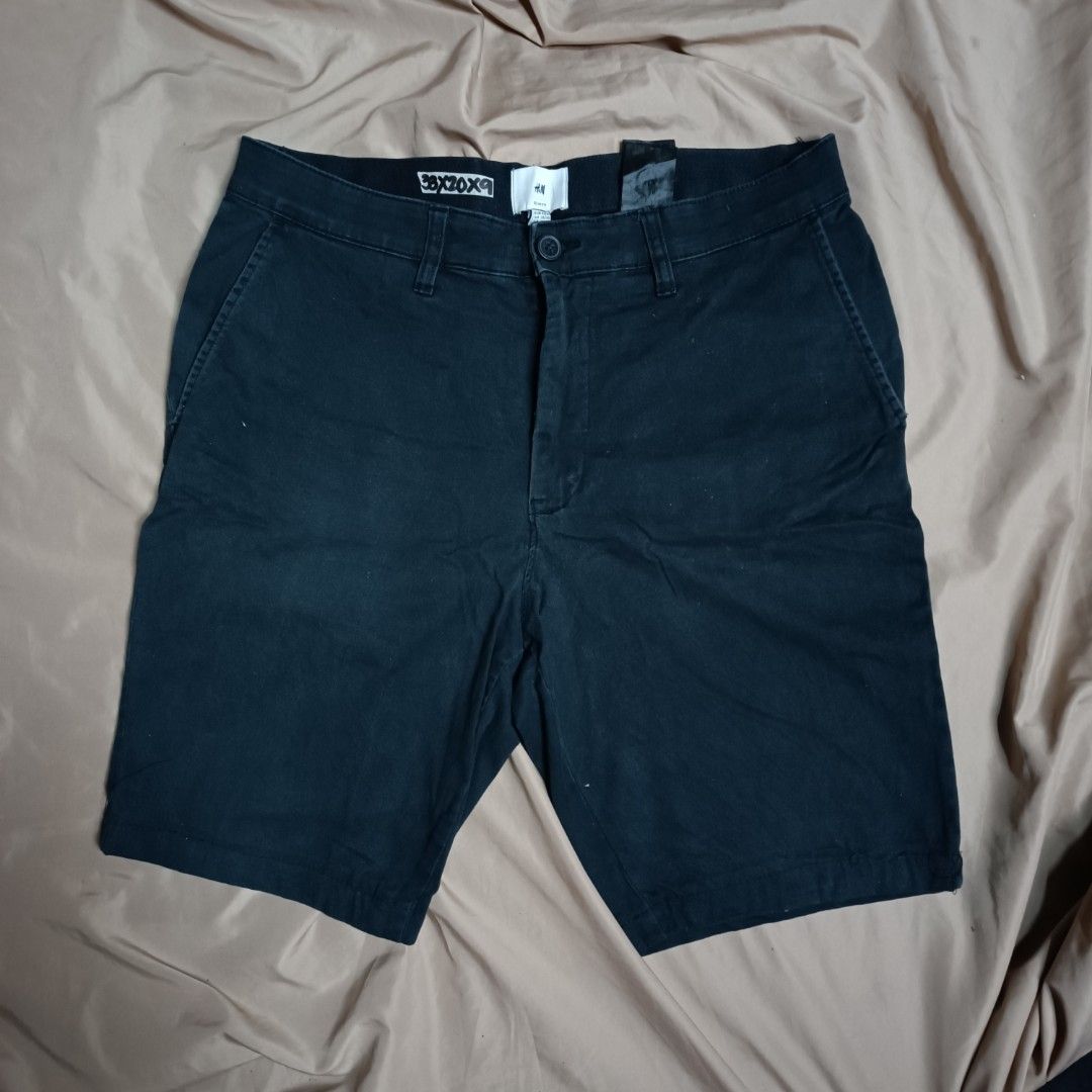 Handm Black Jorts On Carousell
