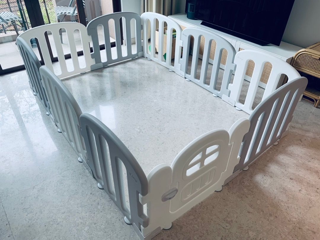 iFam Baby first play yard door full set with playmat, Babies & Kids ...