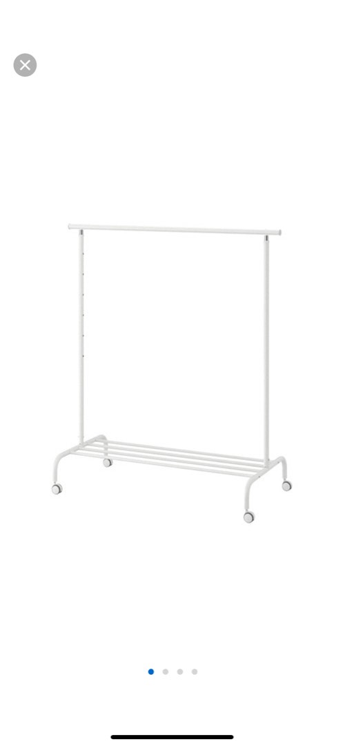 Ikea RIGGA clothes rack, Furniture & Home Living, Furniture, Shelves ...