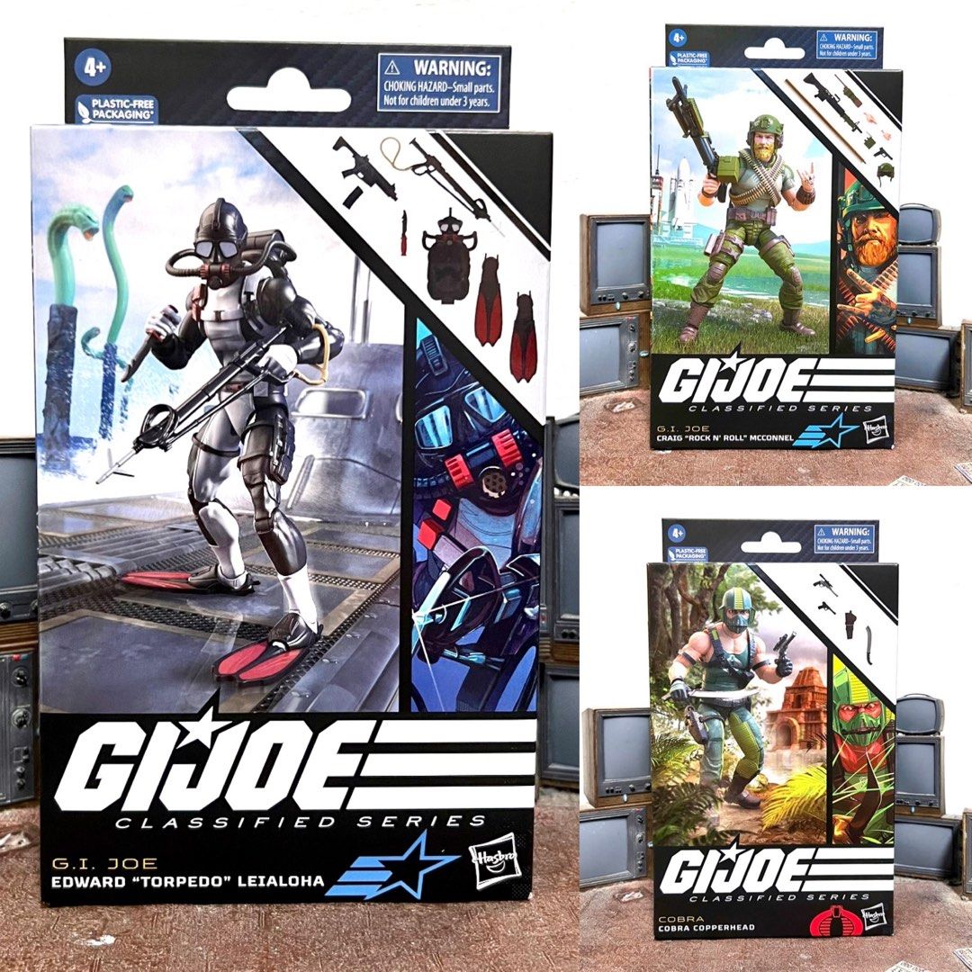 [In hand - $38 each] Hasbro GI G.I. Joe Classified Series Craig Rock N ...
