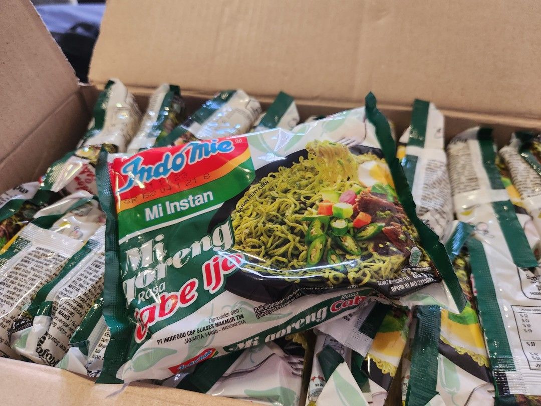 Indomie Cili Hijau Cabe Ijo, Food & Drinks, Rice & Noodles on Carousell