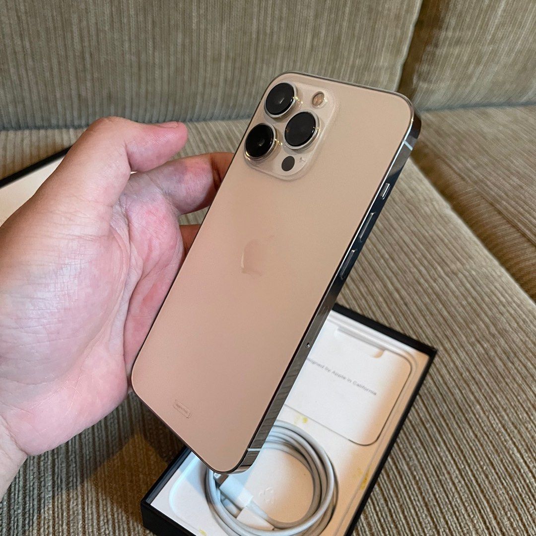 iphone 13 pro 128gb ex ibox resmi gold, Telepon Seluler & Tablet ...
