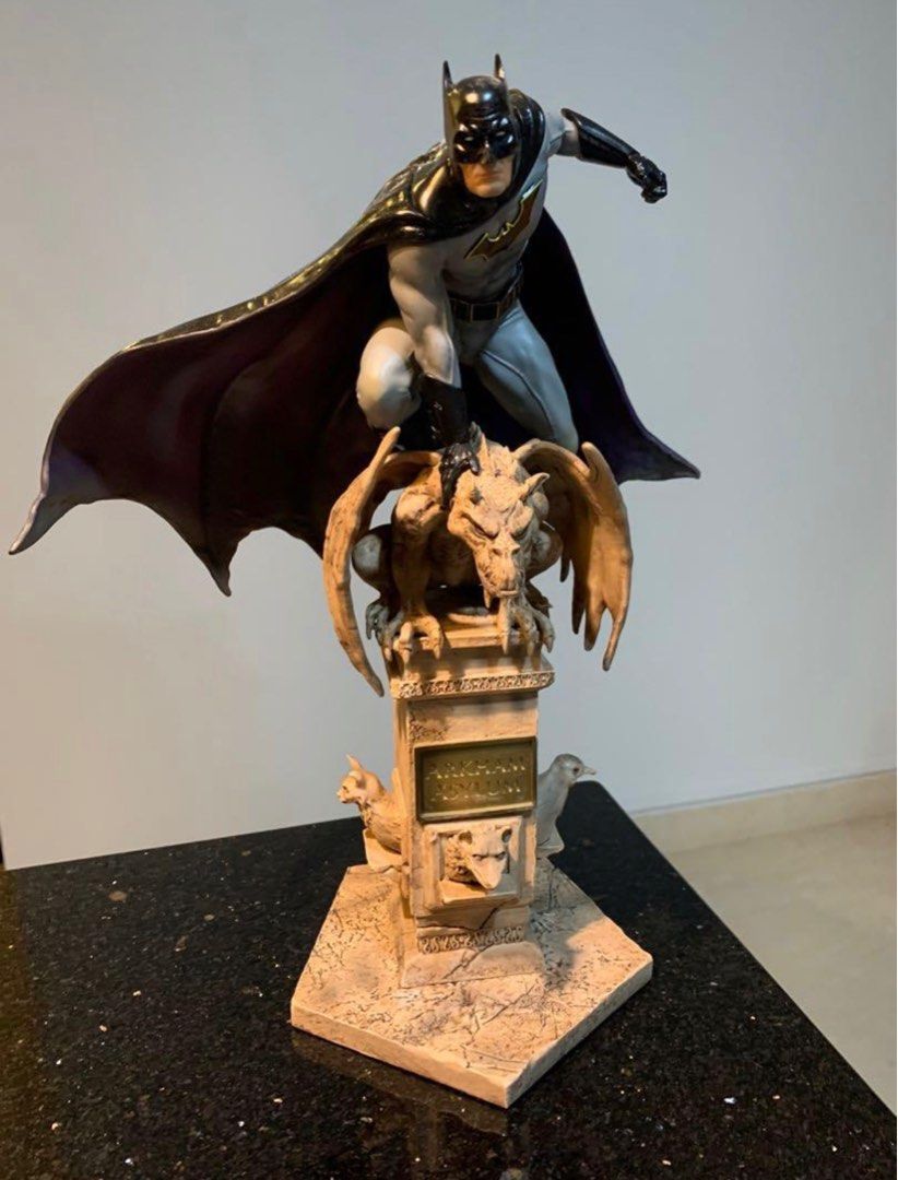 Iron Studios Batman on Gargoyle statue 1/10 scale, Hobbies & Toys, Toys & Games on Carousell