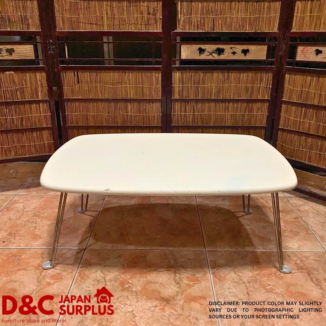 Japan White Solid Wood Low Folding Table / Bed Table / Laptop Table on ...