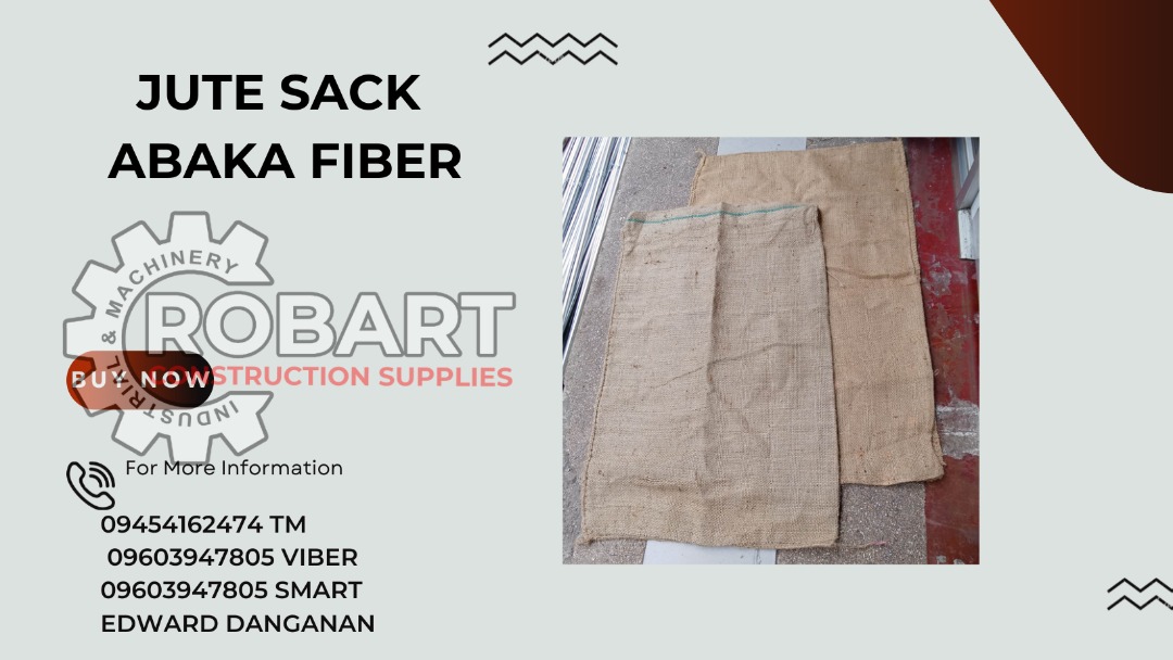 JUTE SACK (ABAKA FIBER), Commercial & Industrial, Construction ...