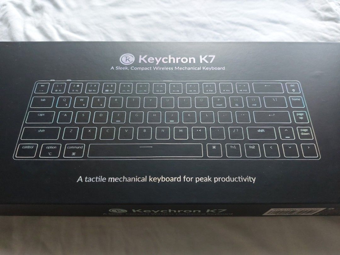Keychron K7 Keyboard Banana Yellow, Computers & Tech, Parts ...