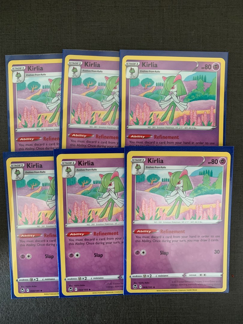 Kirlia - 068/195 - Pokemon Silver Tempest, Hobbies & Toys, Toys & Games ...