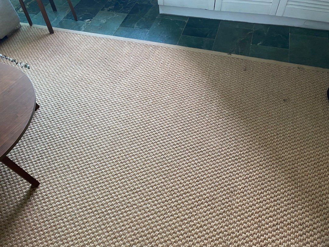 Large 4m x 4m Jute Rug, Furniture & Home Living, Home Decor, Carpets ...