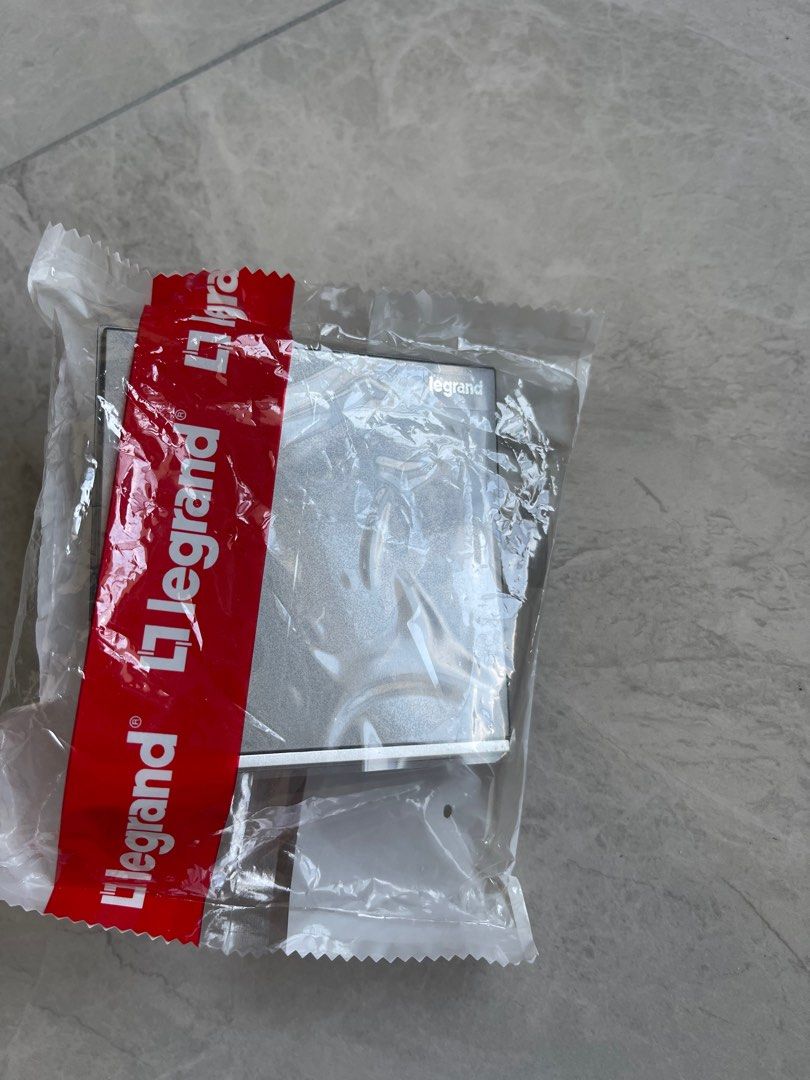 Legrand Galion 1G 1Way switch Dark Silver, Furniture & Home Living ...