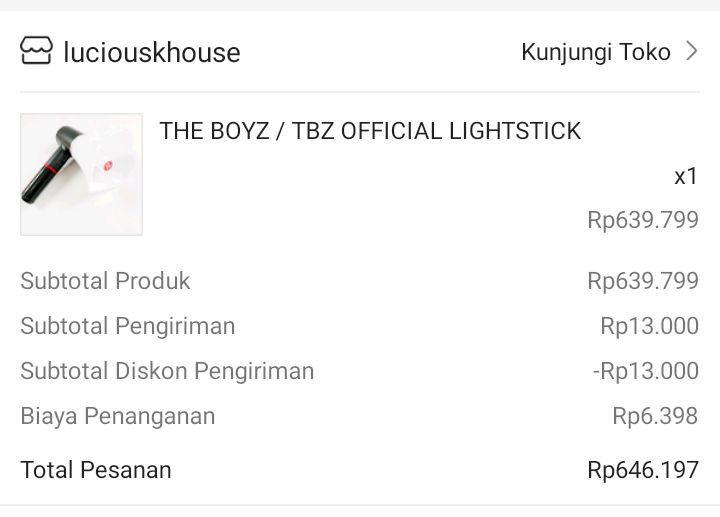 LIGHTSTICK THE BOYZ OFFICIAL, K-Wave di Carousell