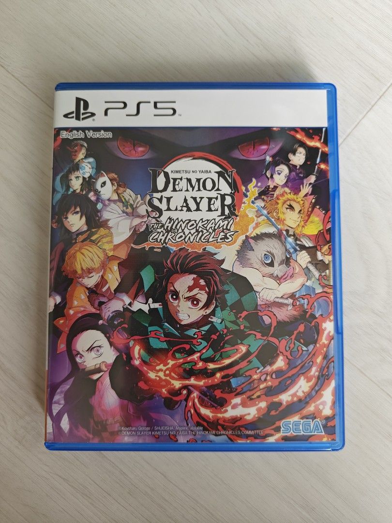 PS5 Demon Slayer Video Game (R3 with Japanese Voice), Video Gaming ...