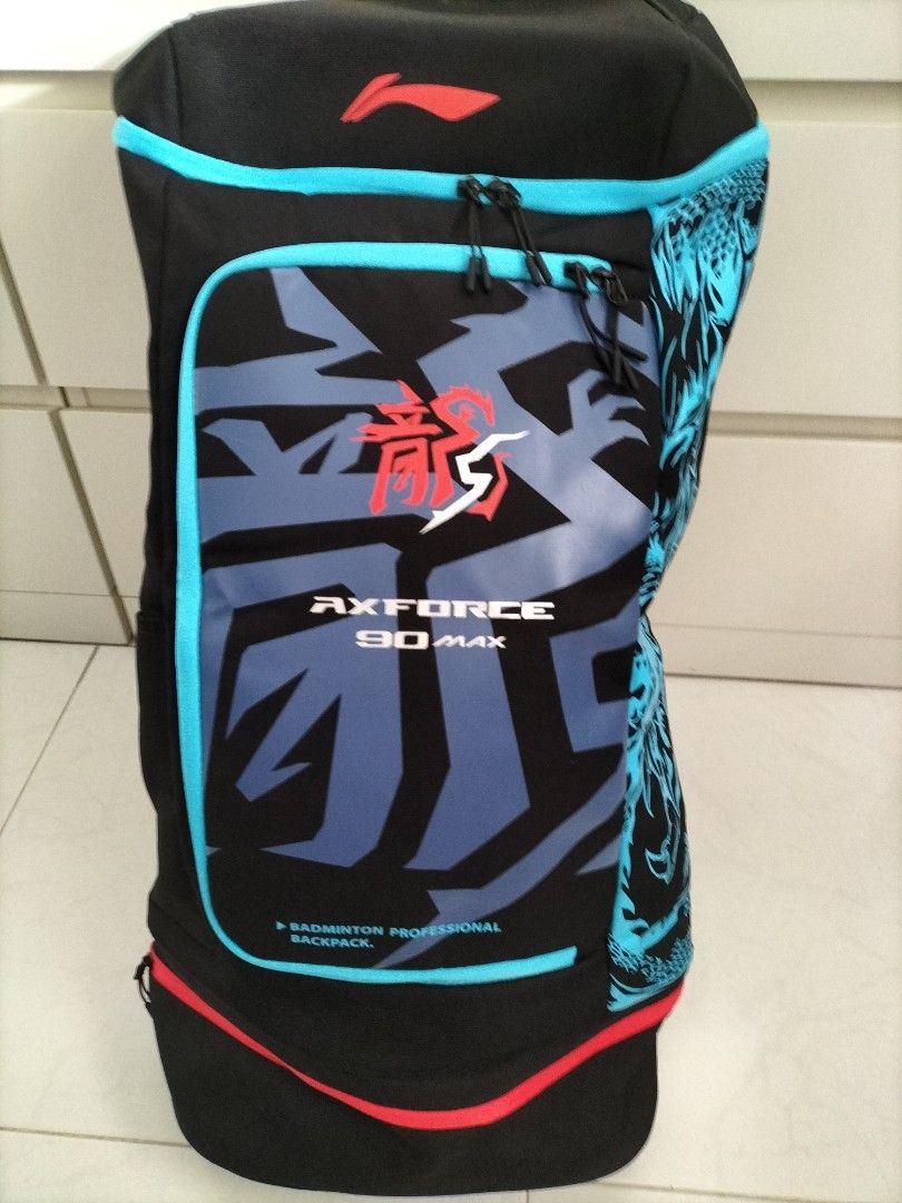 LI-NING Axforce 90 Dragon backpack, Sports Equipment, Sports & Games ...