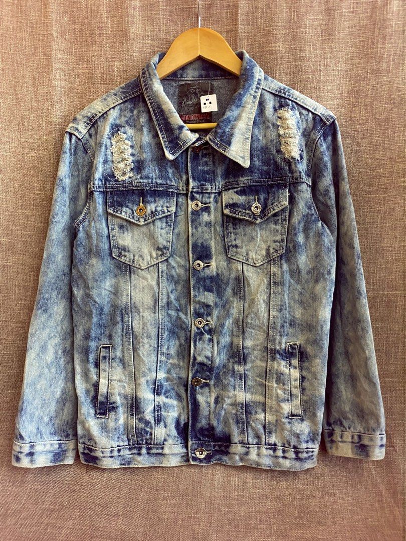 Lion Dynasty Denim Jacket, Men's Fashion, Coats, Jackets and Outerwear ...