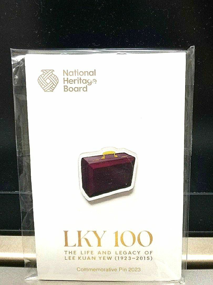 LKY100 Commemorative Pin, Hobbies & Toys, Memorabilia & Collectibles ...