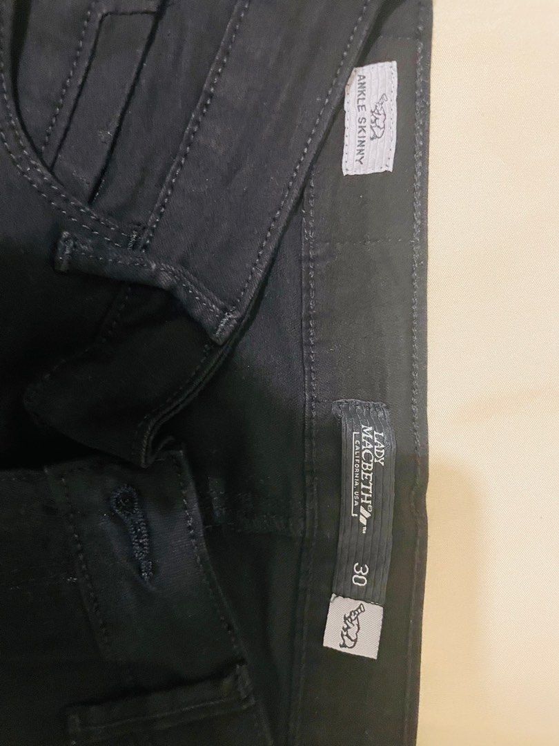 Macbeth Original Black Skinny Pants on Carousell