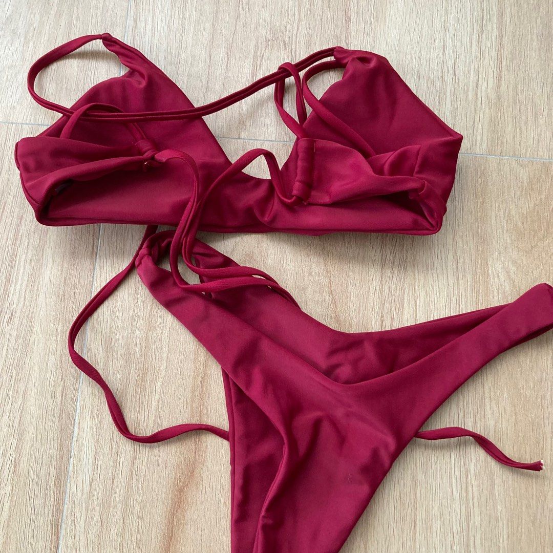 Maroon Bikini on Carousell