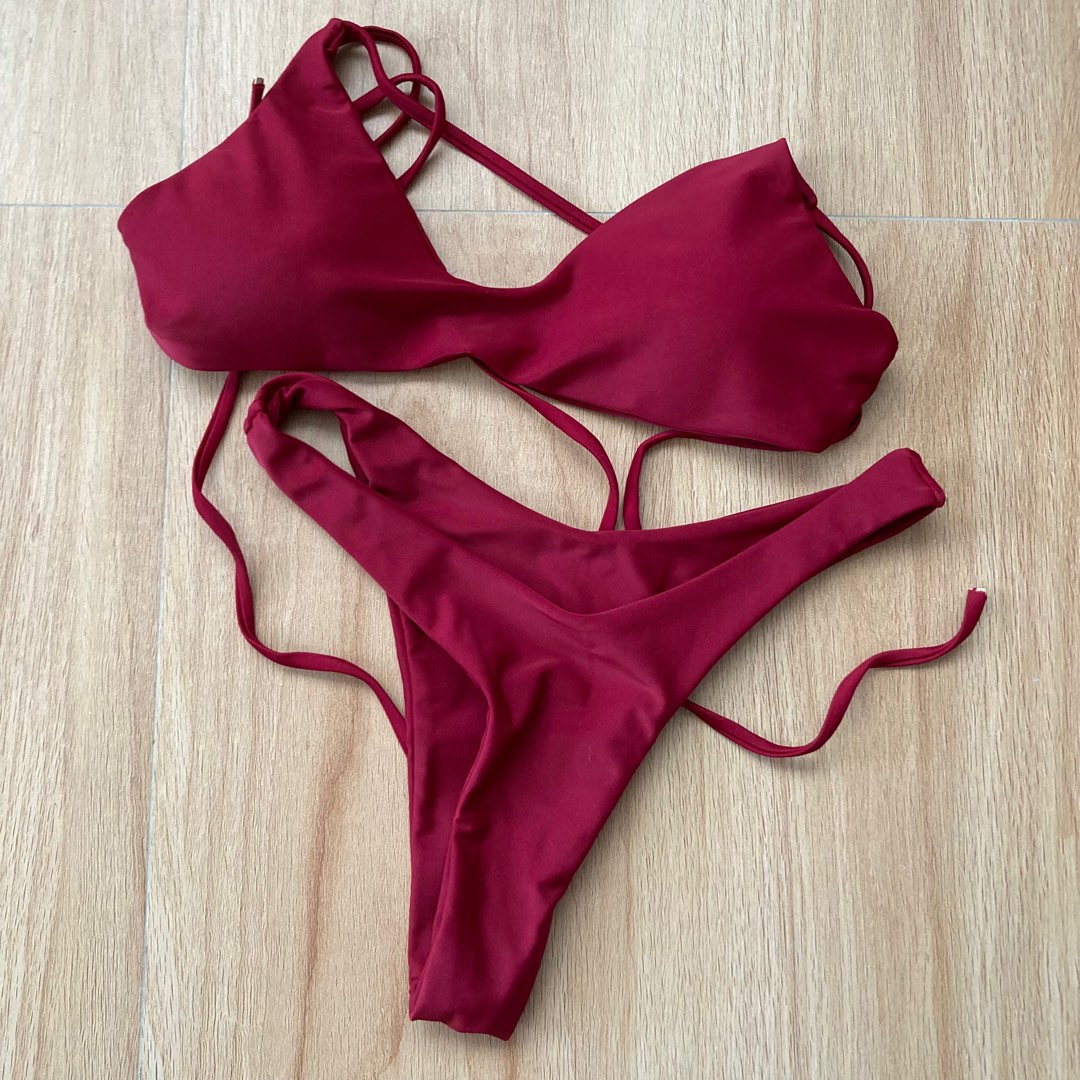 Maroon Bikini on Carousell