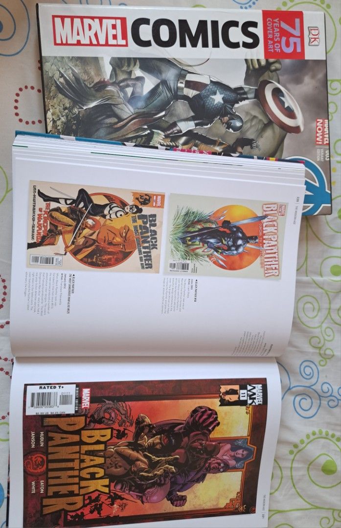 Marvel 75 years of cover art, 興趣及遊戲, 書本 & 文具, 小說 & 故事書 - Carousell