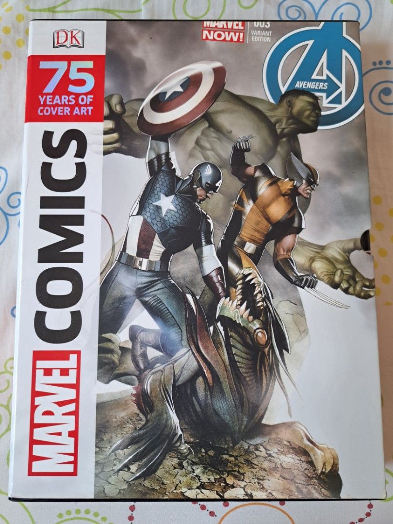Marvel 75 years of cover art, 興趣及遊戲, 書本 & 文具, 小說 & 故事書 - Carousell