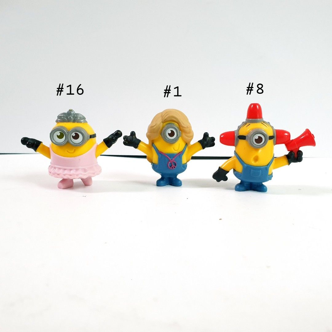 Mcd Happy Meal Toy - Minion No 1/8/ 16 Regular Rise of Gru Mcdonalds ...