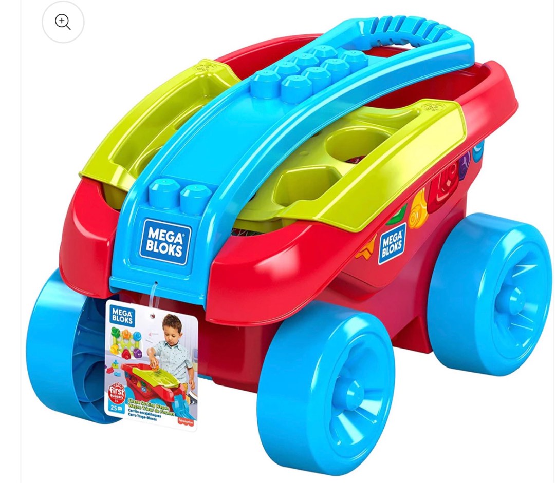 Mega Bloks Wagon, Babies & Kids, Infant Playtime on Carousell