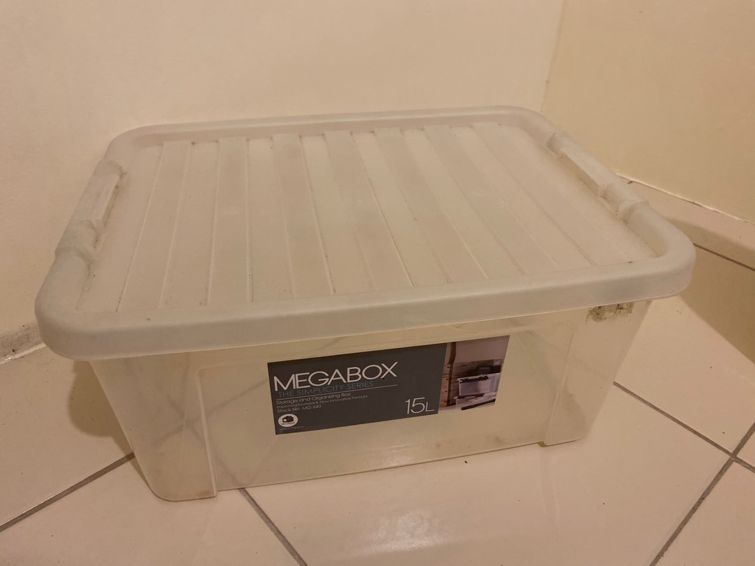 Megabox 15L, Furniture & Home Living, Home Improvement & Organization ...