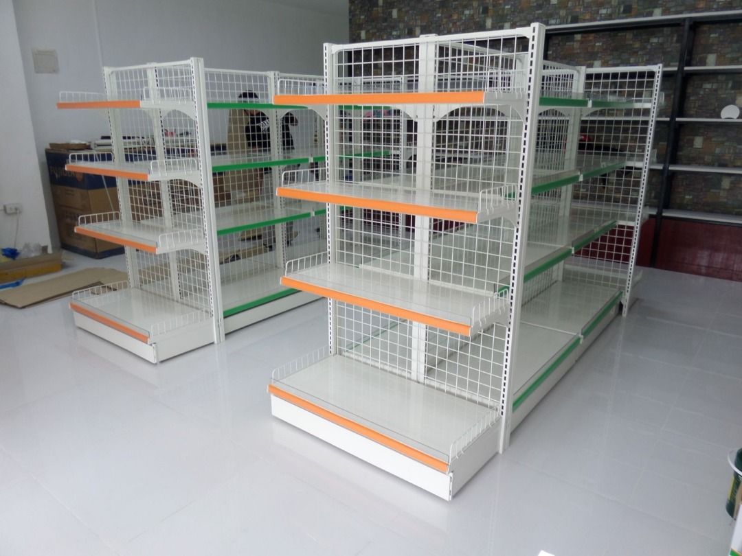 metal shelves racks standee gondola display, Furniture & Home Living ...