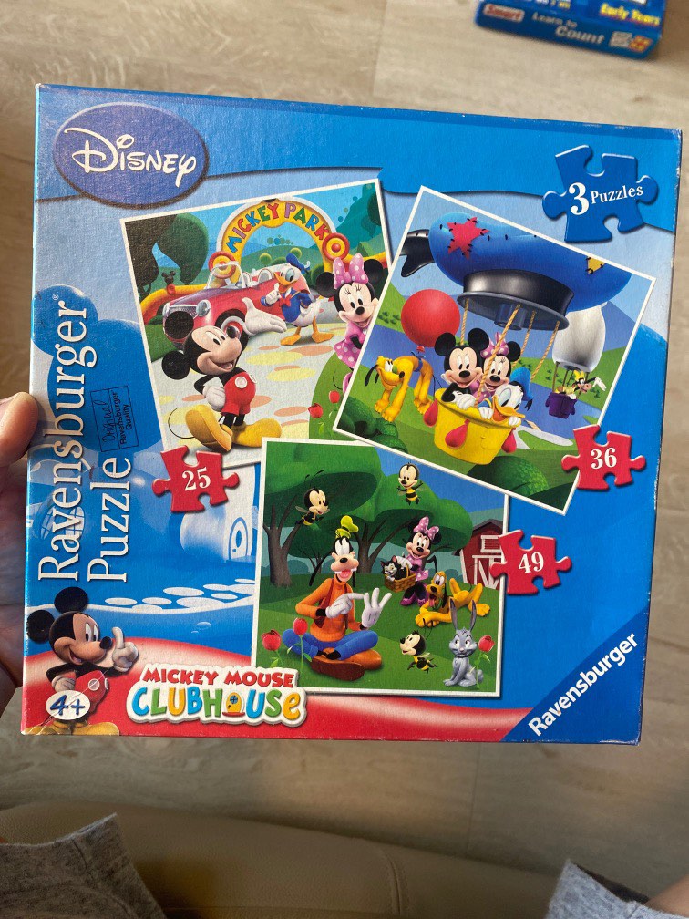 Mickey Mouse puzzle, Hobbies & Toys, Toys & Games on Carousell