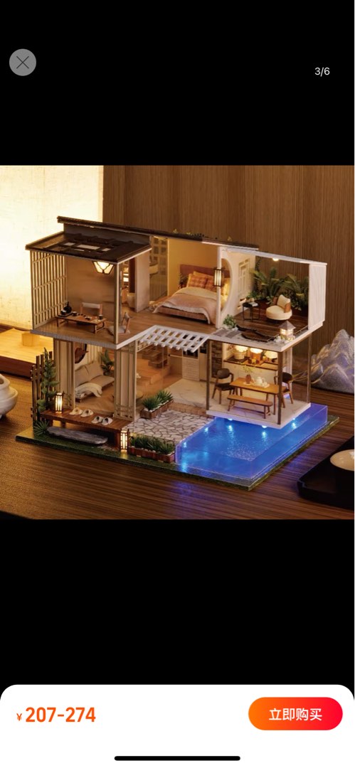 Miniature house model DIY, Hobbies & Toys, Stationery & Craft, Handmade ...