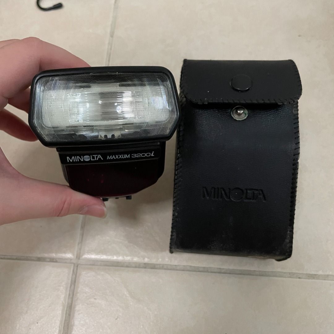 MINOLTA FLASH HEAD, Photography, Photography Accessories, Other ...