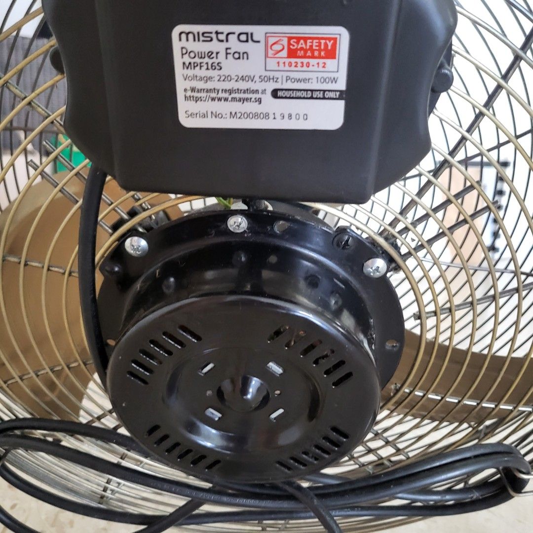 Mistral floor fan, Furniture & Home Living, Lighting & Fans, Fans on ...