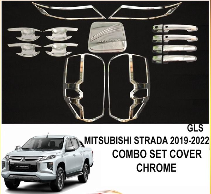 Mitsubishi Strada 2019 to 2023 GLS/ATHLETE Garnish Combo set cover ...