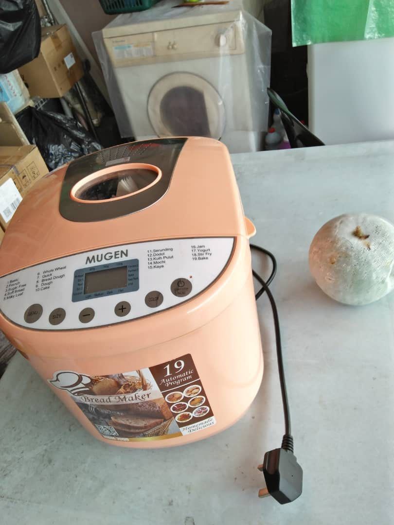 Mugen Breadmaker, TV & Home Appliances, Kitchen Appliances, Breadmakers ...