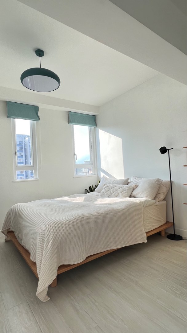 Muji Oak Bedframe, 傢俬＆家居, 傢俬, 床架及床褥 - Carousell