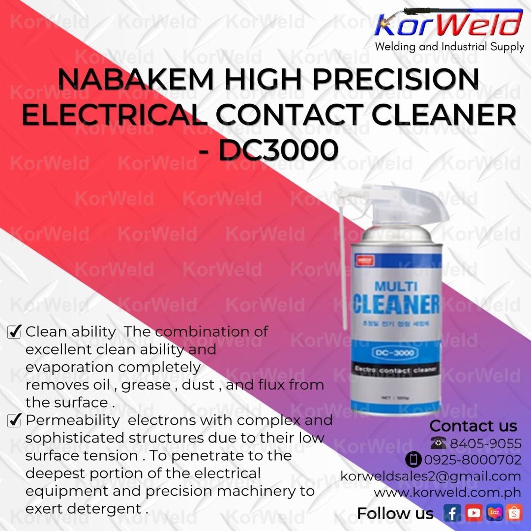 Nabakem High Precision Electrical Contact Cleaner- DC3000, Commercial ...