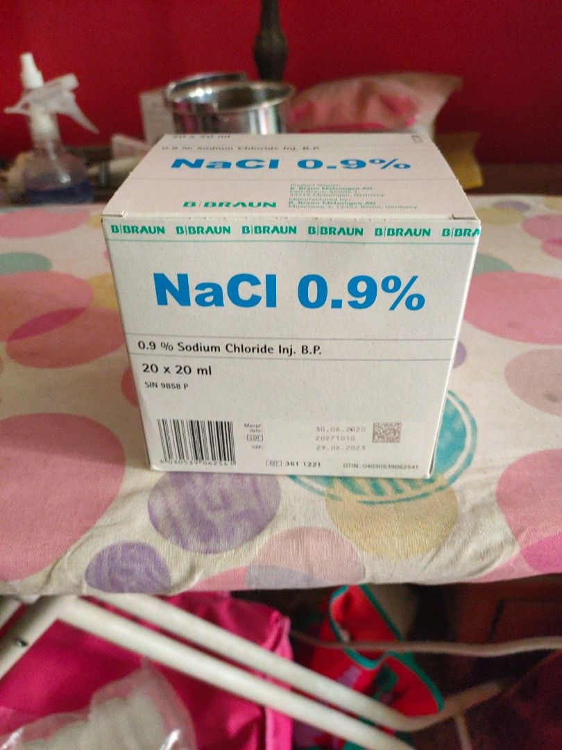 NaCL 0.9 Saline, Health & Nutrition, Medical Supplies & Tools on Carousell