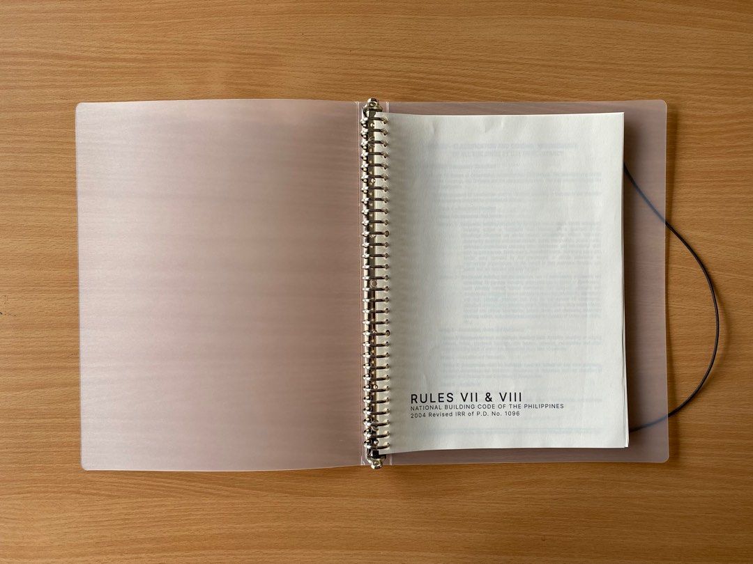 NBC National Building Code Rules 7 & 8 for ALE Review, Hobbies & Toys ...